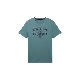 Tom Tailor T-Shirt Herren Gr&ouml;&szlig;e M dunkelgr&uuml;n / schwarz