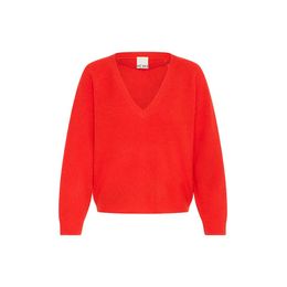 Ichi Pullover 'IHDASILA' Damen Gr&ouml;&szlig;e XL orangerot