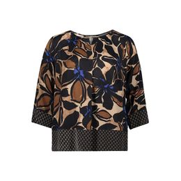 Betty Barclay Schlupfbluse mit Print Damen Gr&ouml;&szlig;e XL schwarz