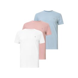 AllSaints T-Shirt 'TONIC' Herren Größe M hellblau / rosa / weiß