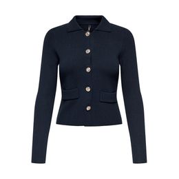 Only Strickjacke 'ONLALBERTE' Damen Größe M nachtblau