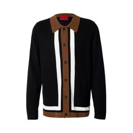 Hugo Knit Cardigan 'Splon' male Black size S