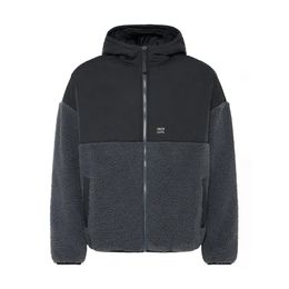 !Solid Fleece Jacket 'Mark' male Grey size S