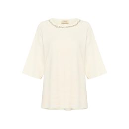 Cream Pullover Damen Gr&ouml;&szlig;e S transparent / eierschale