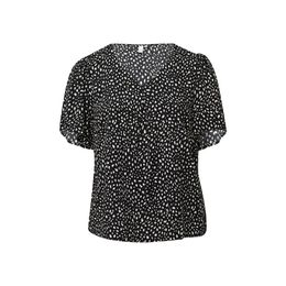 QS Bluse Damen Größe 6XL schwarz / weiß