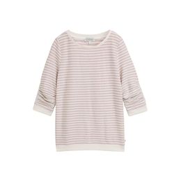 Tom Tailor Denim Sweatshirt Damen Größe XS rosé / weiß