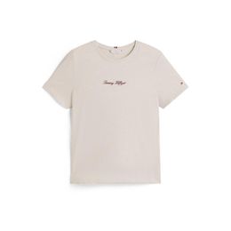 Tommy Hilfiger T-Shirt 'Classic' Damen Größe XL ecru / bordeaux