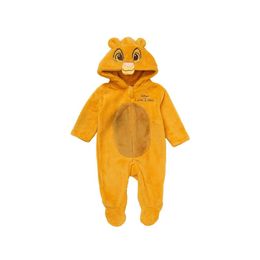 Disney Overall 'Simba' Größe 68 braun / gelb / orange / pink