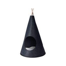 Home&Styling Collection Tipi für Katzen in schwarz | Gr.: onesize