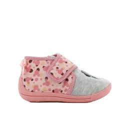 Hausschuhe mit Disney Minnie Mouse Motiv, in Rosa, mit klettverschluss | Gr.: 30