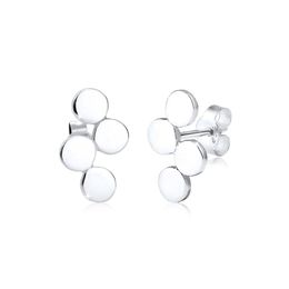 Elli Ohrringe 925 Sterling Silber Kreis in Silber | Gr.: onesize