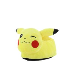 Pok&eacute;mon Hausschuhe mit Pok&eacute;mon Pikachu Motiv, in Gelb, Schlupfschuh | Gr.: 29
