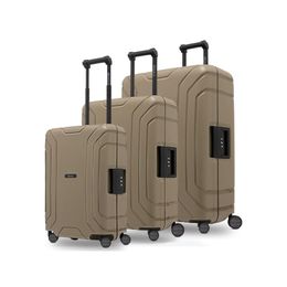 Redolz Essentials 15 4-Rollen Kofferset 3-tlg. mit Dreipunkt-Verschluss in cool beige | Gr.: onesize