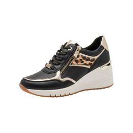 Marco Tozzi Sneaker in BLACK/LEO | Gr.: 38