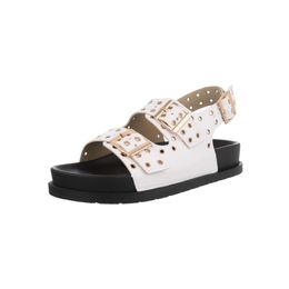 Ital-Design Sandale & Sandalette in Wei&szlig; | Gr.: 38