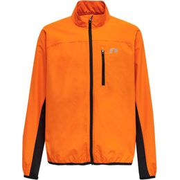 Newline Rei&szlig;verschluss Jacke Reflektierend Logo Kids Core Kinder in ORANGE TIGER | Gr.: 140