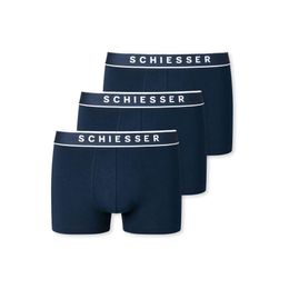 Schiesser Retroshorts 3er-Pack 95/5 in Dunkelblau | Gr.: 10