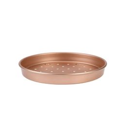 GR&Auml;WE GR&Auml;WE Pizzablech antihaftbeschichtet, gelocht in gold | Gr.: 25 cm