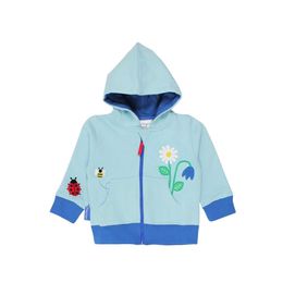 Toby tiger Sweatjacke mit Marienk&auml;fer Applikation in blau | Gr.: 92