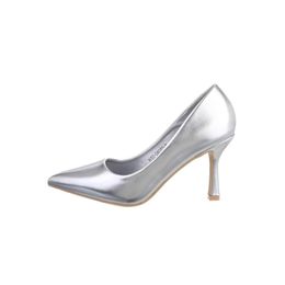 Ital-Design Pump in Silber | Gr.: 39