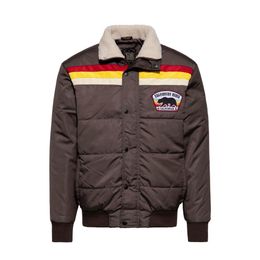 King Kerosin Winterjacke Californian Rebel in braun | Gr.: 3XL