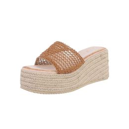 Ital-Design Sandale & Sandalette in Camel | Gr.: 40