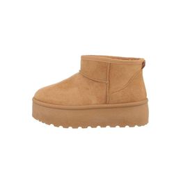 Ital-Design Stiefelette in Camel | Gr.: 39