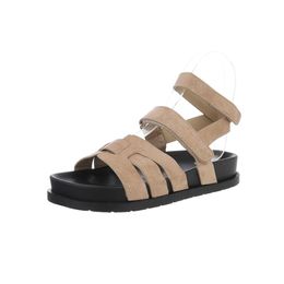 Ital-Design Sandale & Sandalette in Hellbraun | Gr.: 37