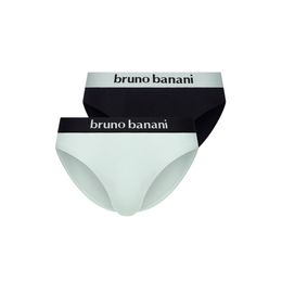 Bruno Banani Sportslip / Unterhose Flowing in Hellblau / Schwarz | Gr.: M