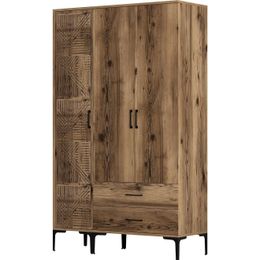 Hanah Home, Kleiderschrank, Kumsal (120 x 47.5 x 201.5 cm)