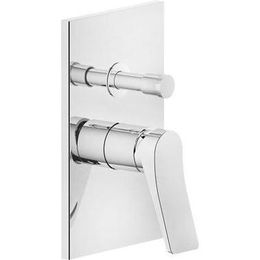 Gessi, Badarmatur, Rilievo, Fertigmontageset für Einhebelmischer, automatische Umstellung für Wanne oder Dusche