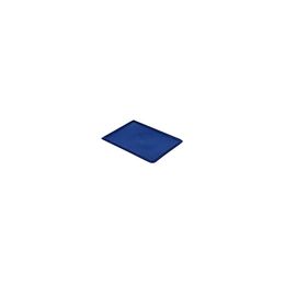 Auflagedeckel für Stapelbehälter, VE 4 Stück, LxB 400 x 300 mm, blau kaiserkraft