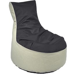 Sitzsack-Sessel, HxBxT 900 x 800 x 800 mm, beige / anthrazit kaiserkraft