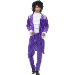 Smiffys 80er Musiker - Purple Musician (XL)