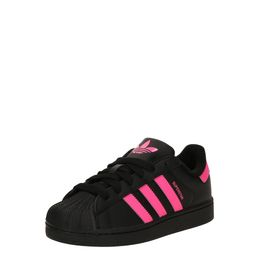 adidas originals Sneaker 'SUPERSTAR II C' Jungen Größe 32 pink / schwarz