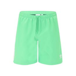 adidas originals Badeshorts 'Adicolor' Herren Größe M hellgrün / weiß