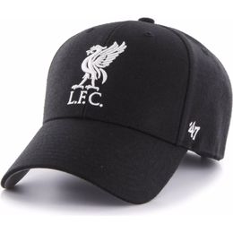 47 Brand, Herren, Cap, Relaxed Fit FC Liverpool, Schwarz, (One Size)