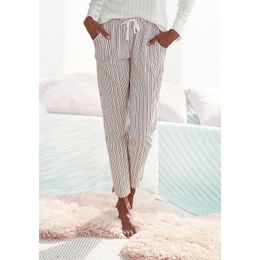 s.Oliver Pyjamahose mit Allover-Druck blassrosa-gestreift 36/38 - N-Gr N-Gr 36/38 Edle Schlafhose mit Allover Muster