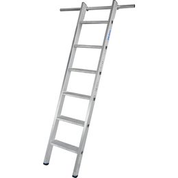 Krause Stufen-Regalleiter, einhängbar, mit 1 Paar Einhängehaken, 6 Stufen