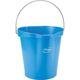 vikan Eimer, lebensmittelecht, Volumen 12 l, VE 6 Stk, blau