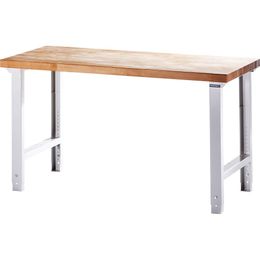 eurokraft pro Werkbank, Baukastensystem Serie 7000, ohne Unterbau, BxT 1500 x 700 mm