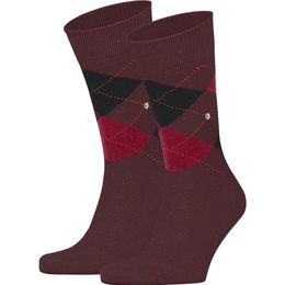 Burlington, Herren, Socken, Socken Casual Bequem sitzend Dundee, Mehrfarbig, (2er Pack, 40 - 46)