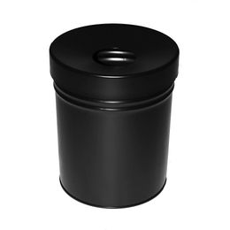 Abfallbehälter, selbstlöschend, Volumen 30 l, HxØ 415 x 344 mm, schwarz kaiserkraft