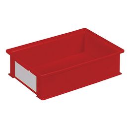 Stapeltransportkasten, LxBxH 465 x 314 x 120 mm, Farbe Rot, VE 16 Stk kaiserkraft
