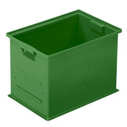 Stapeltransportkasten, LxBxH 465 x 314 x 300 mm, Farbe Grün, VE 6 Stk kaiserkraft