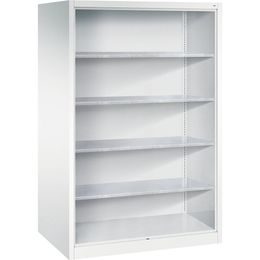 C+P Regalschrank, mit 4 verzinkten Fachböden, HxBxT 1950 x 1200 x 800 mm
