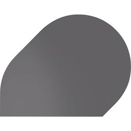 eurokraft pro Ansatztisch, mit höhenverstellbarem Stützfuß, graphit / graphit