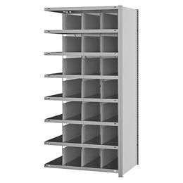 hofe Fächer-Regal, Regalhöhe 2000 mm, Anbauregal, Breite x Tiefe 1010 x 635 mm