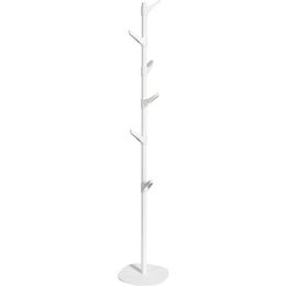 Garderobenständer, höhenverstellbar, mit 6 Haken, HxBxT 1710 x 300 x 300 mm kaiserkraft