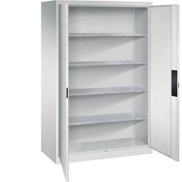 C+P Werkstatt-Schwerlastschrank, Breite 1200 mm, Tiefe 600 mm, Tür lichtgrau